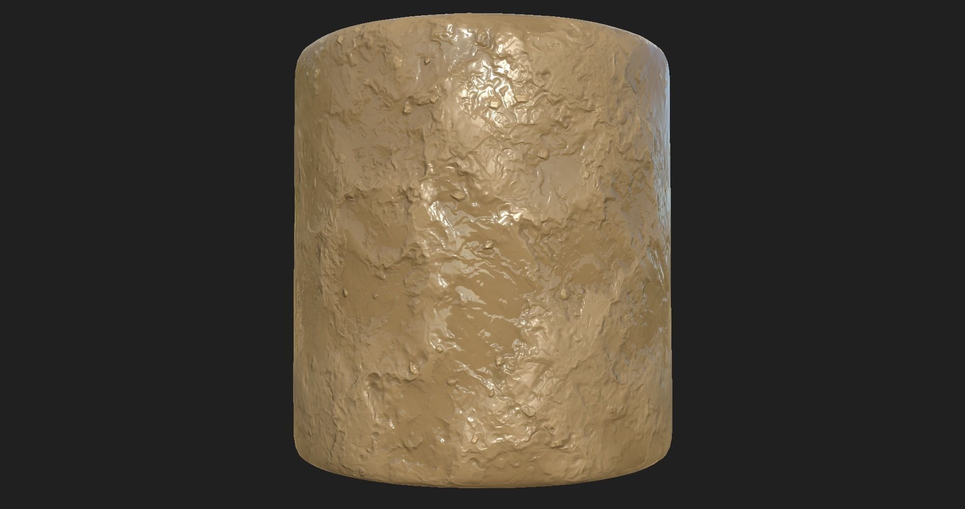 Texture Seamless Mud With Stones And Moisture PBR material VR / AR ...