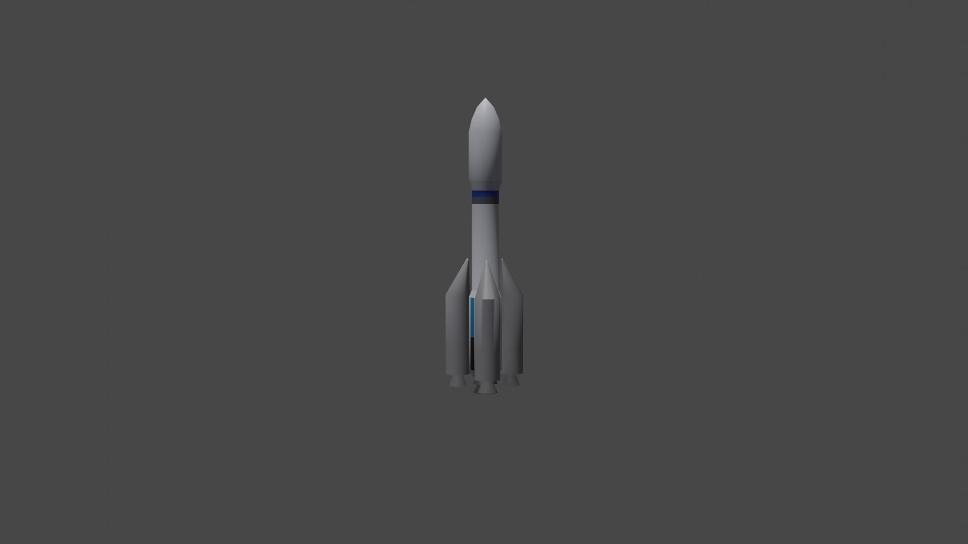 3D model ROCKET WITH FUEL TANKS VR / AR / low-poly | CGTrader