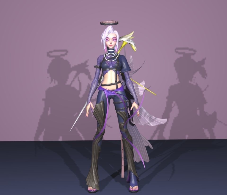 Medea Chloe 3D model animated rigged | CGTrader