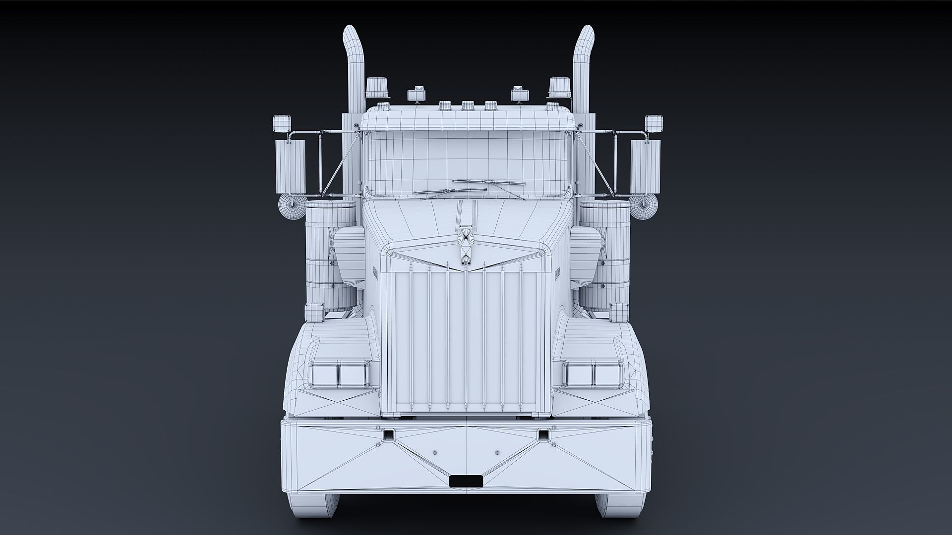 3D model Kenworth W900 Daycab VR / AR / low-poly | CGTrader