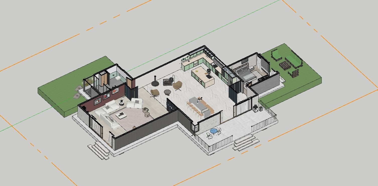 Tiny House SketchUp Model Lumion Render 3D model | CGTrader