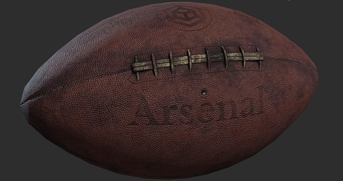 3D model American Football VR / AR / low-poly | CGTrader