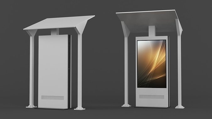Electronic Kiosk 3D model | CGTrader