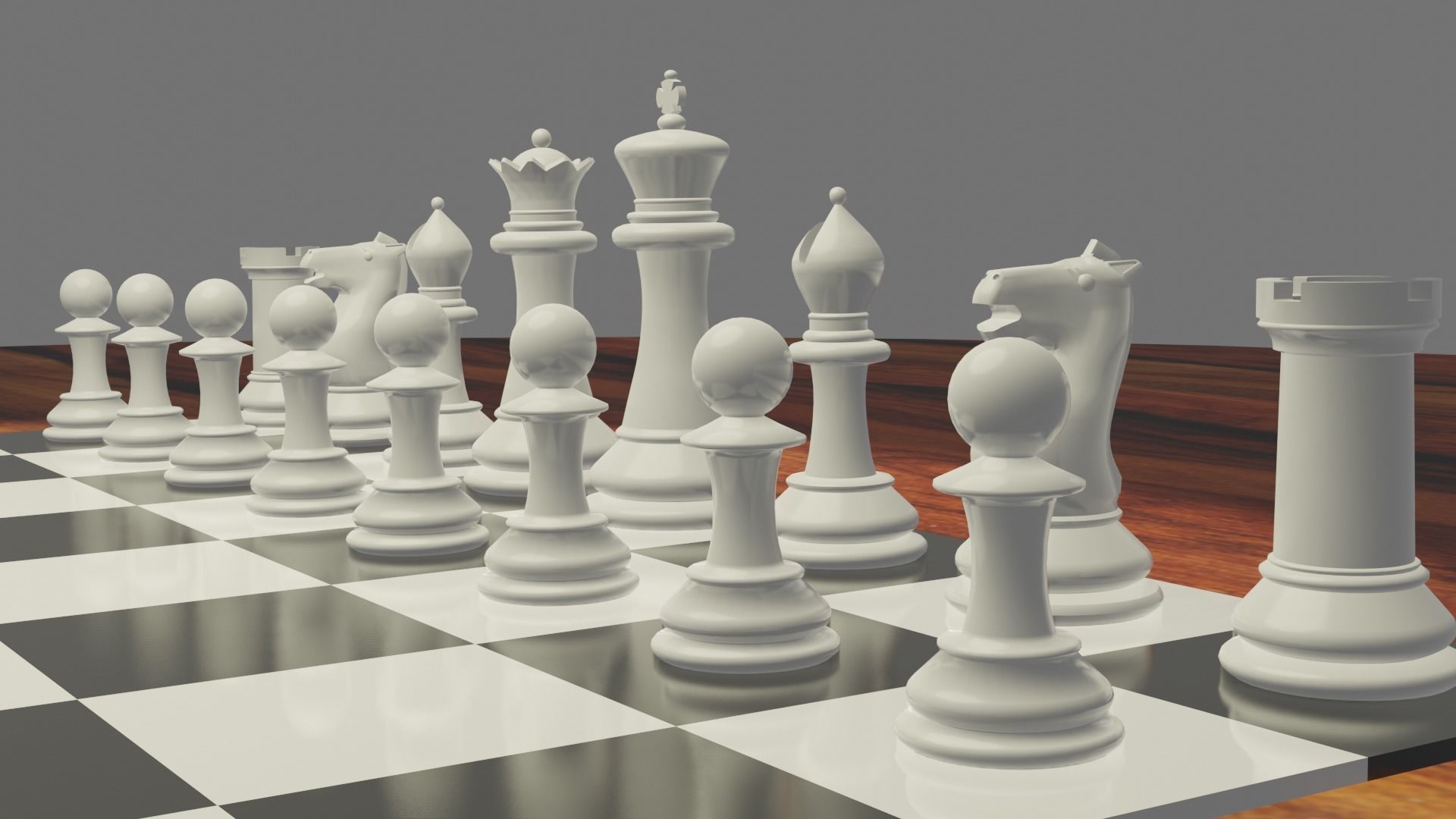 3D model 3D model Classic Chess Set VR / AR / low-poly | CGTrader