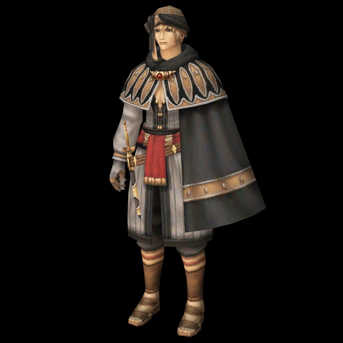 3D model Final Fantasy XI Persian Warrior VR / AR / low-poly | CGTrader