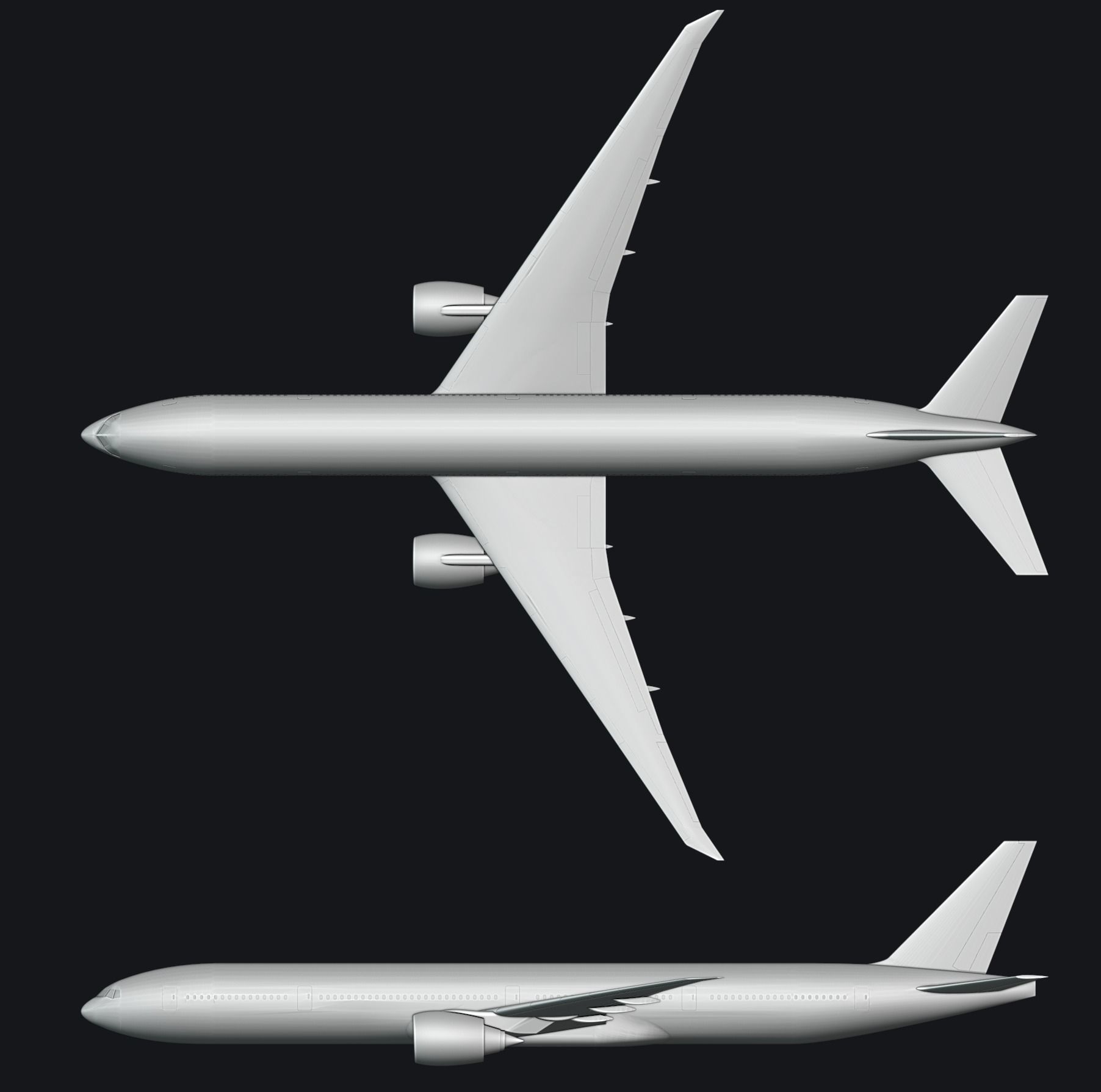 Boeing 777-300ER 3D model 3D printable | CGTrader