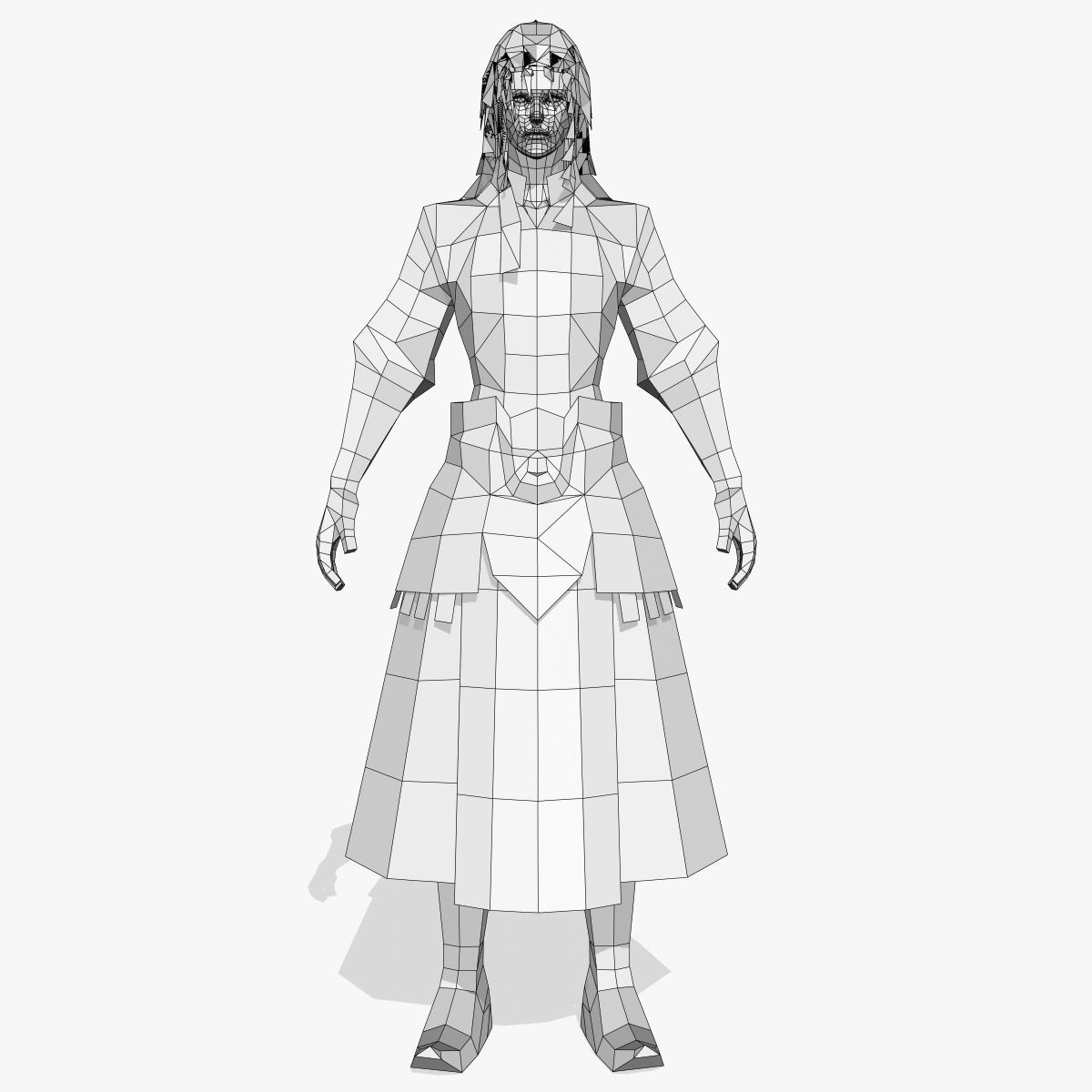 3D model Fantasy Prince Knight Warrior VR / AR / low-poly | CGTrader