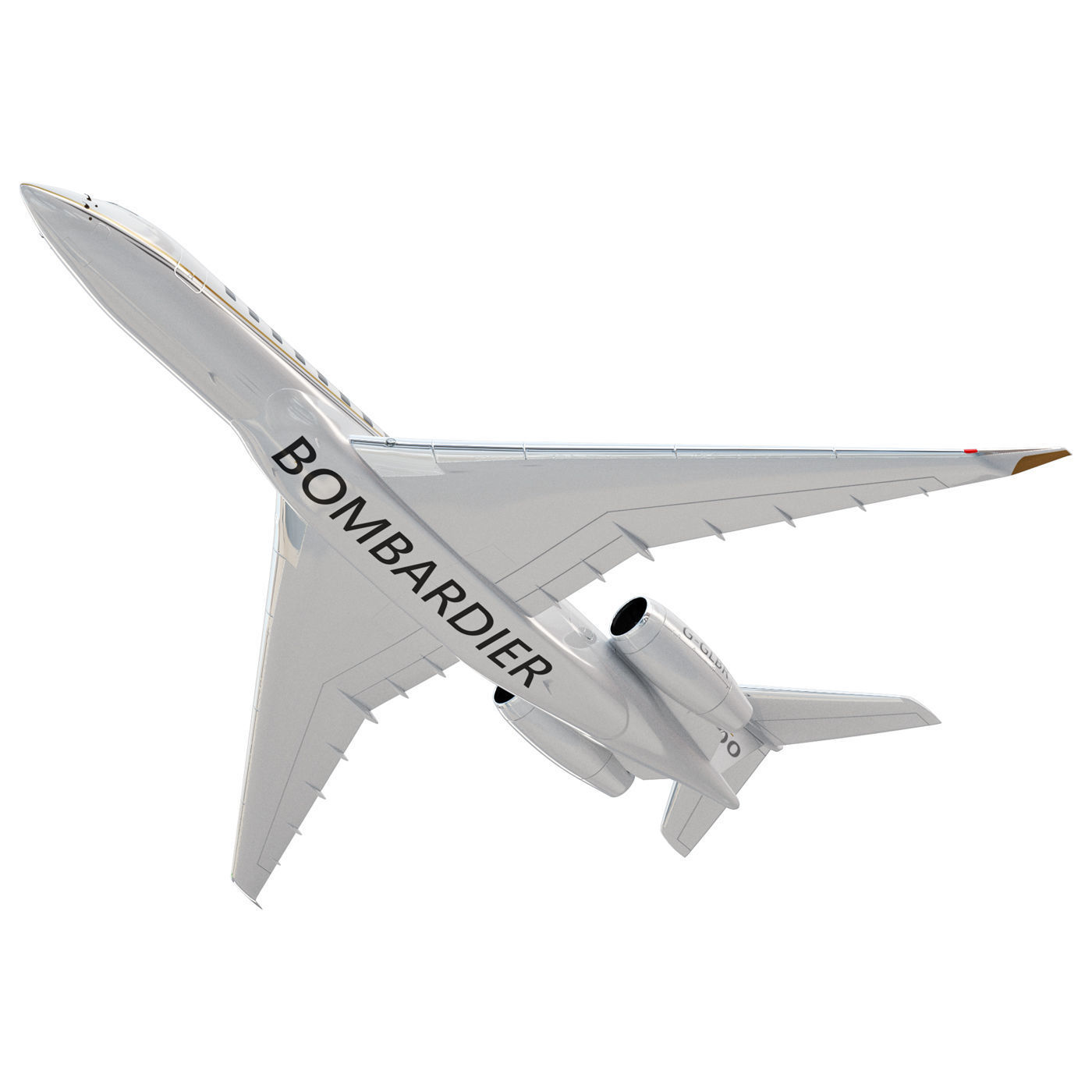 Bombardier Global 7500 aircraft 3D model | CGTrader