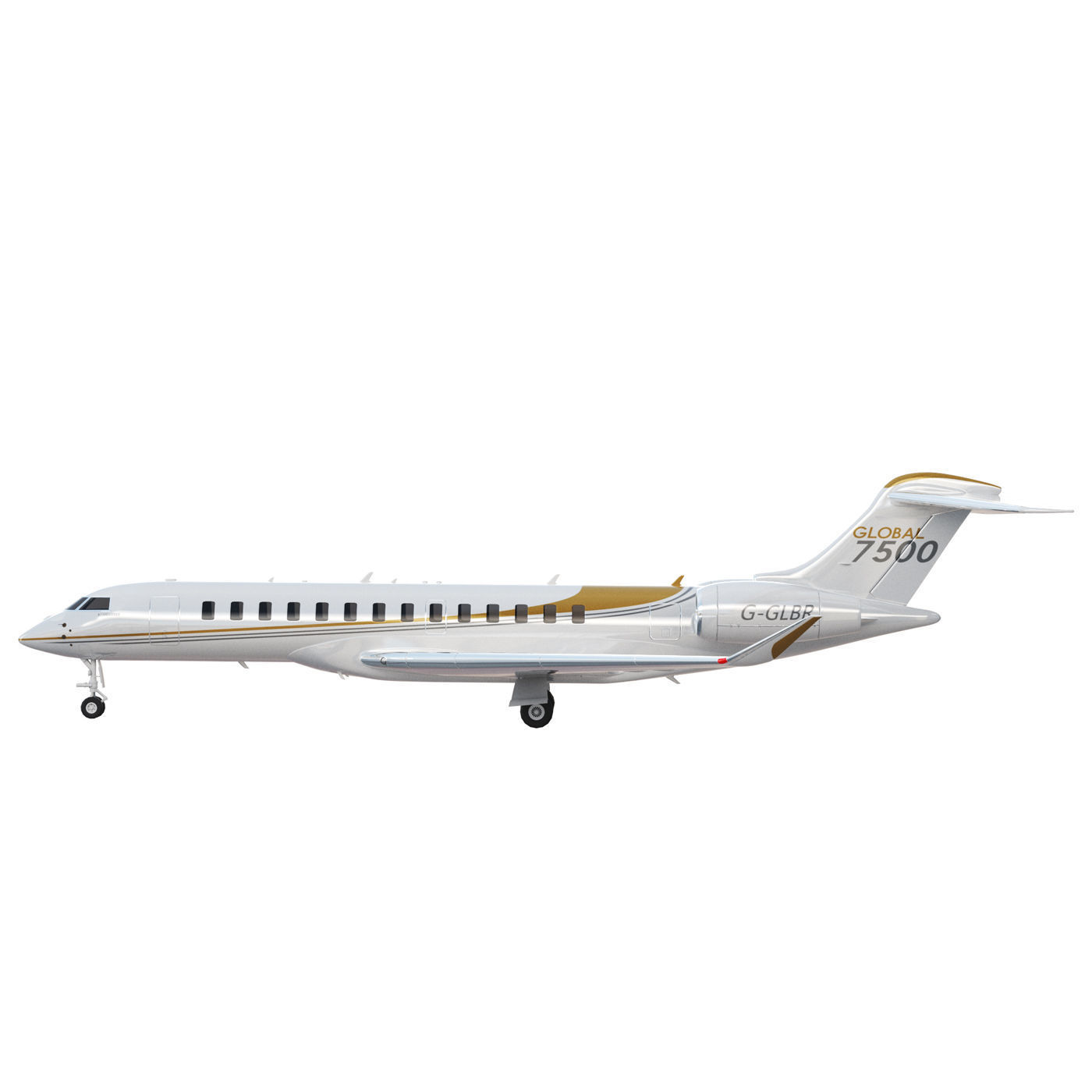 Bombardier Global 7500 aircraft 3D model | CGTrader