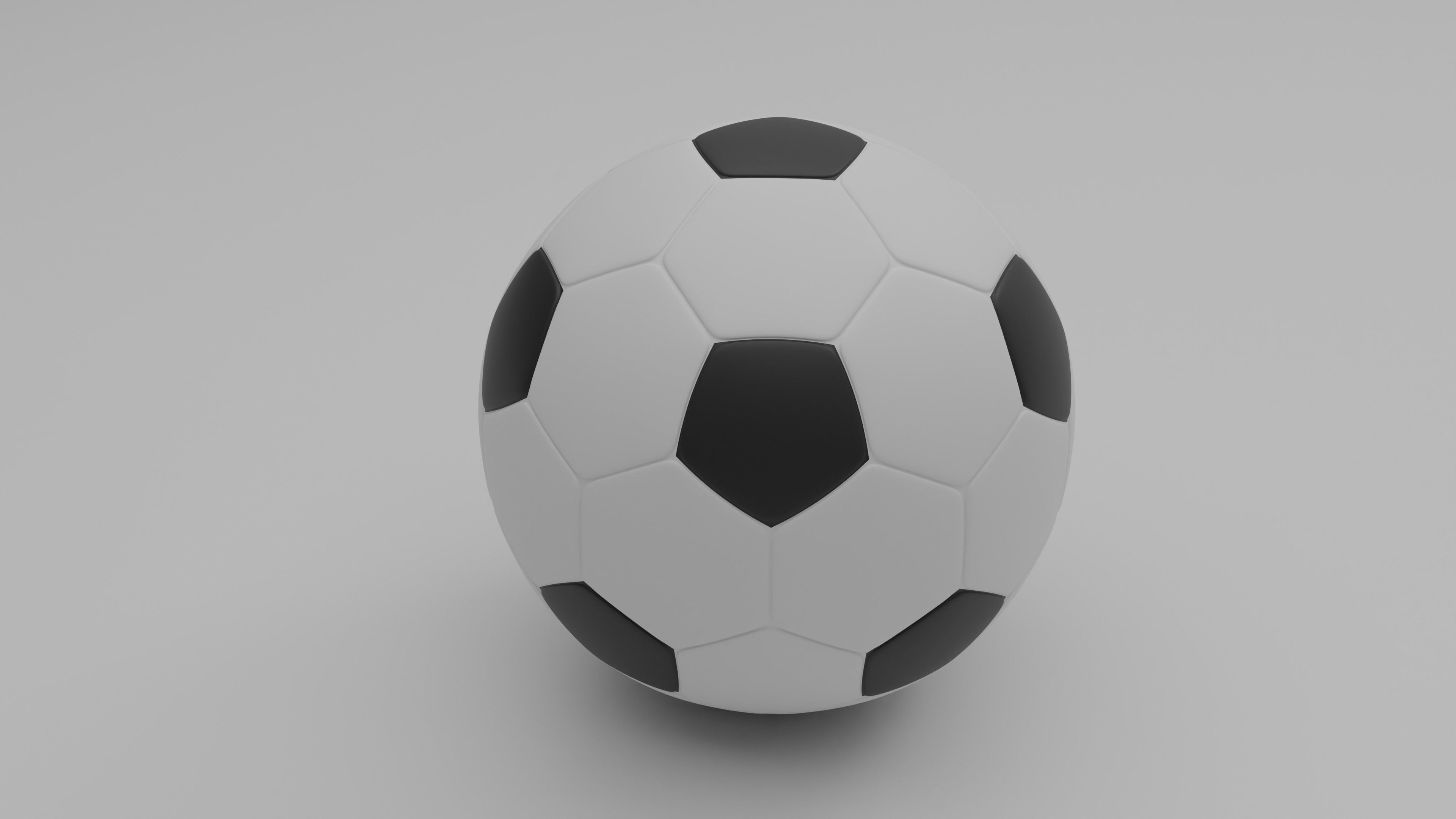 Simple Football Ball free 3D model | CGTrader