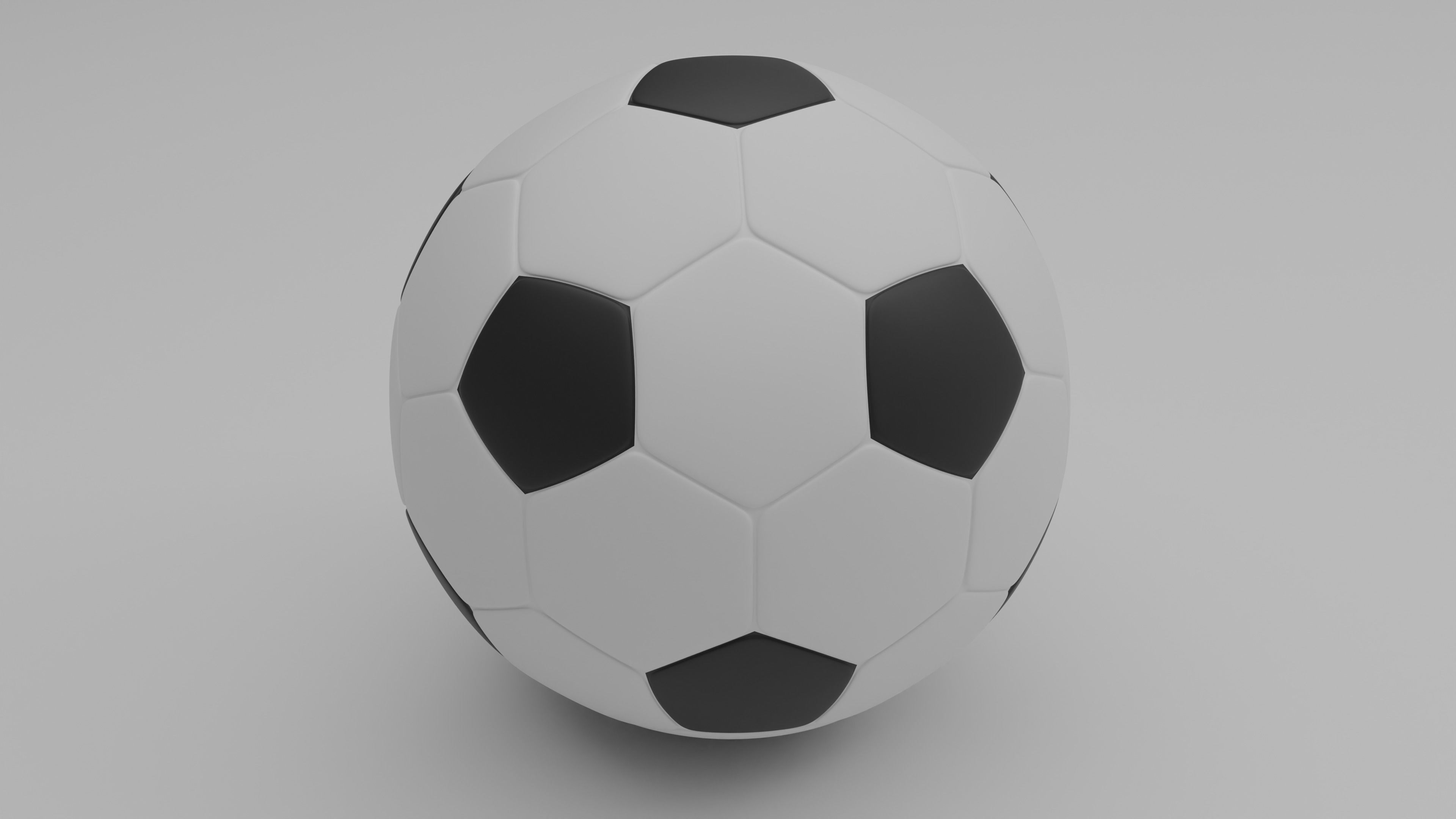 Simple Football Ball free 3D model | CGTrader