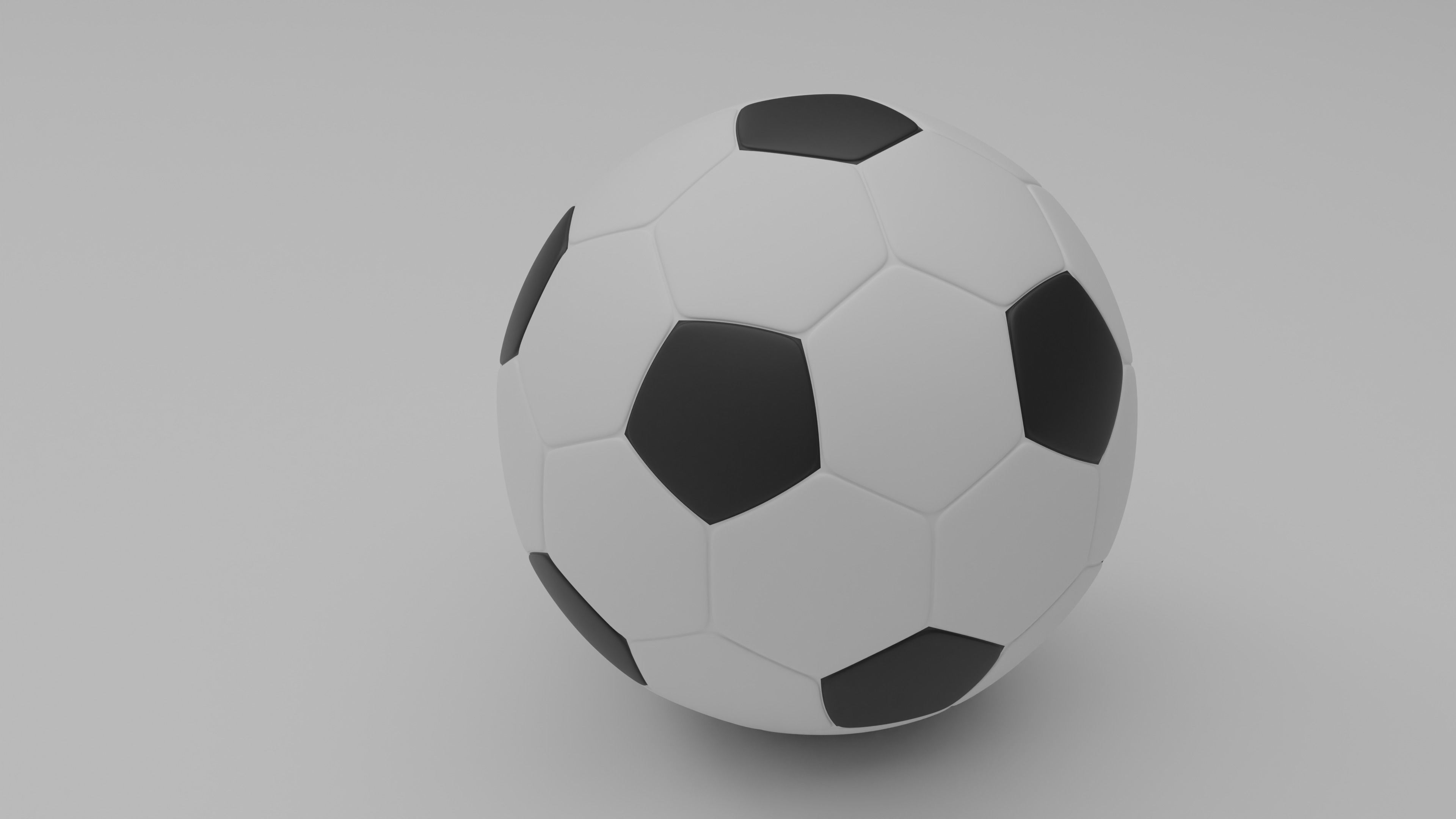 Simple Football Ball free 3D model | CGTrader