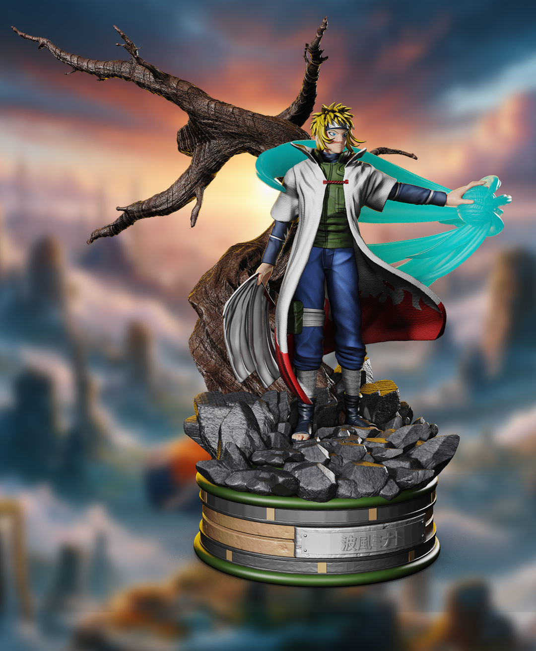 Minato Sculpture 3D model 3D printable | CGTrader