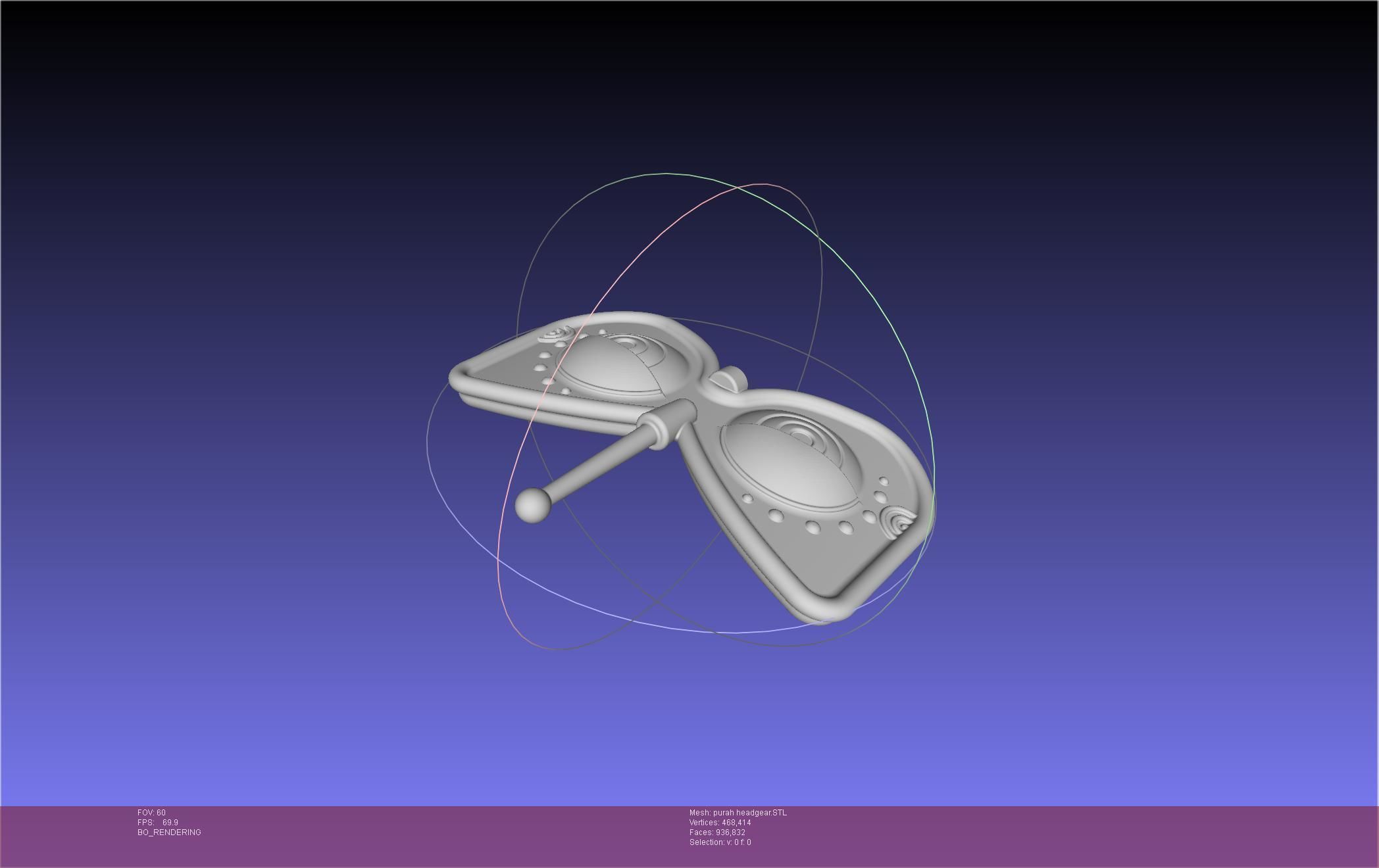 Zelda Purah Headgear Printable Model 3D model 3D printable | CGTrader