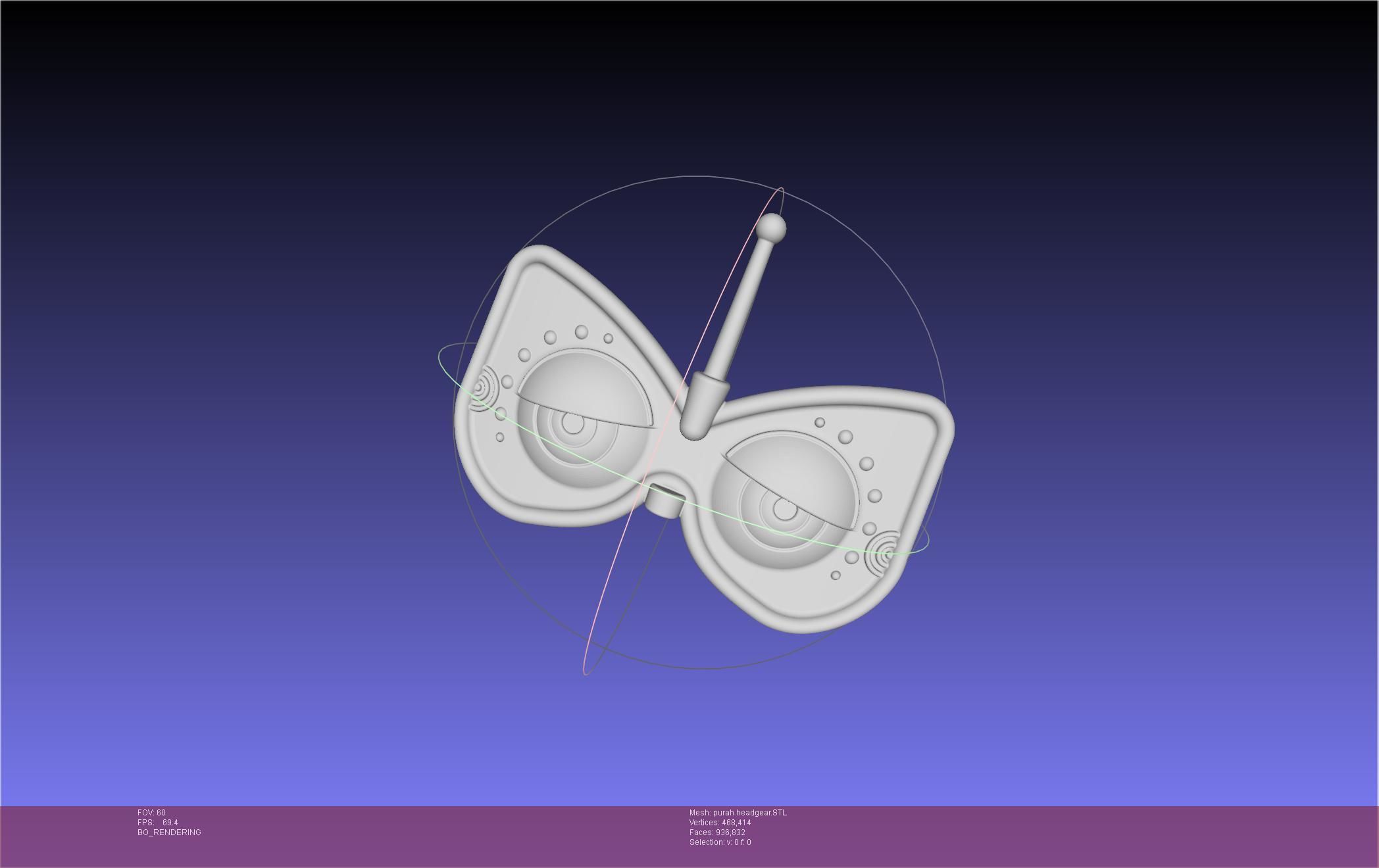 Zelda Purah Headgear Printable Model 3D model 3D printable | CGTrader