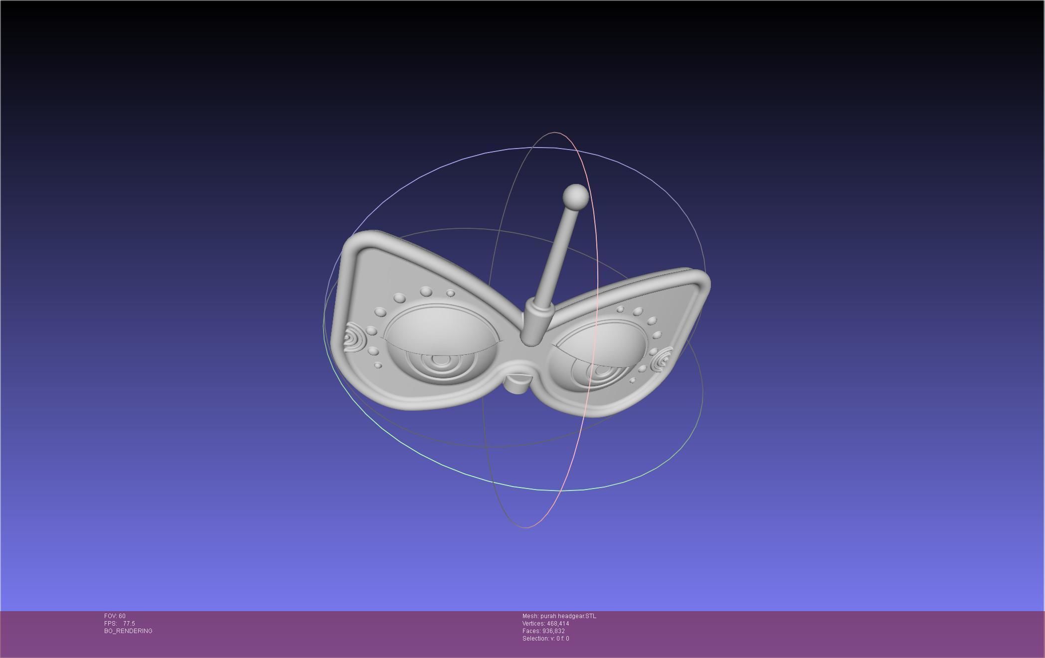 Zelda Purah Headgear Printable Model 3D model 3D printable | CGTrader