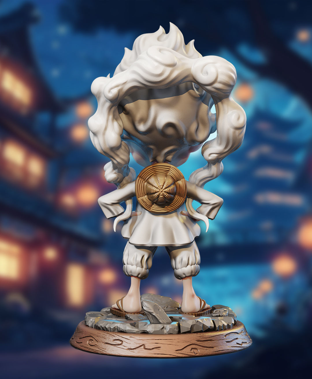 Luffy G5 - Chibi 3D model 3D printable | CGTrader