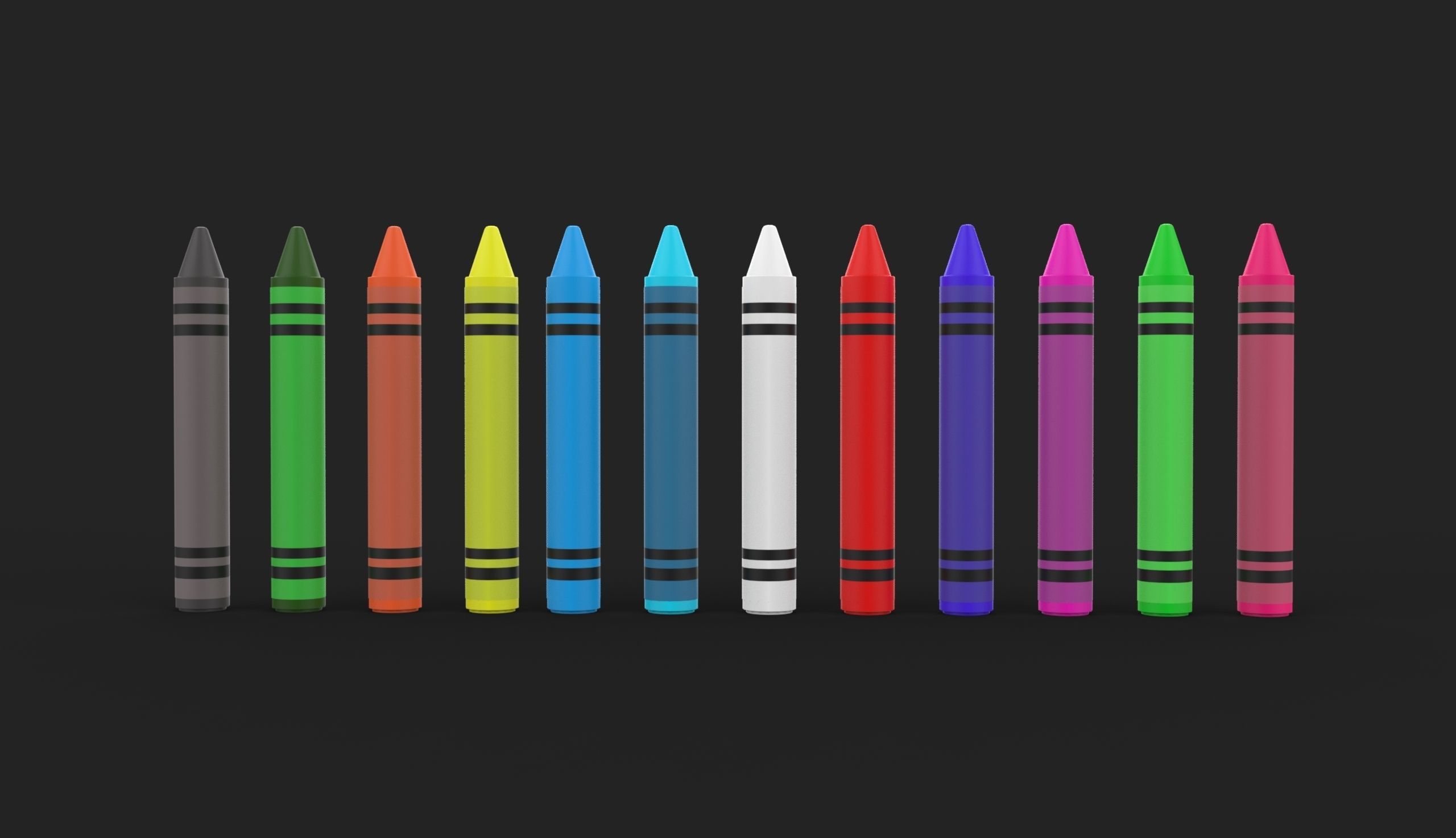 3D model Draw and Colors VR / AR / low-poly | CGTrader