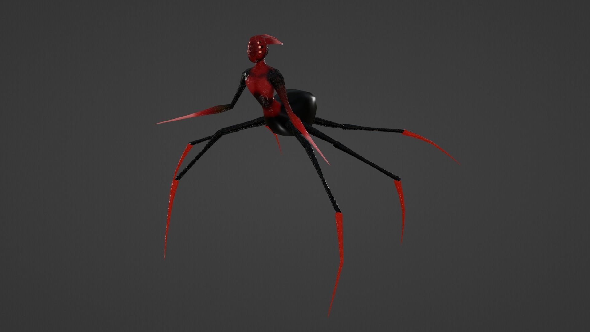 3D model ANIMATED SPIDER WOMAN 3D VR / AR / low-poly | CGTrader