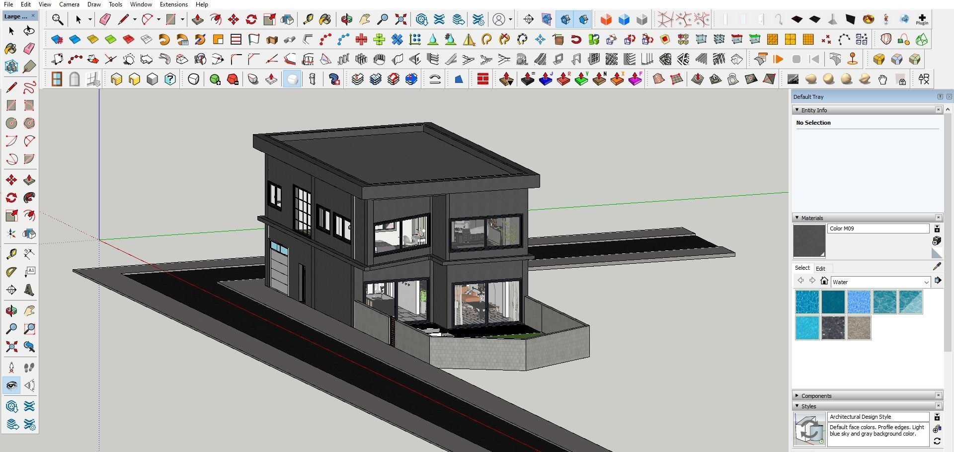 Small Modern House Sketchup Model Lumion Render 3d Model Cgtrader