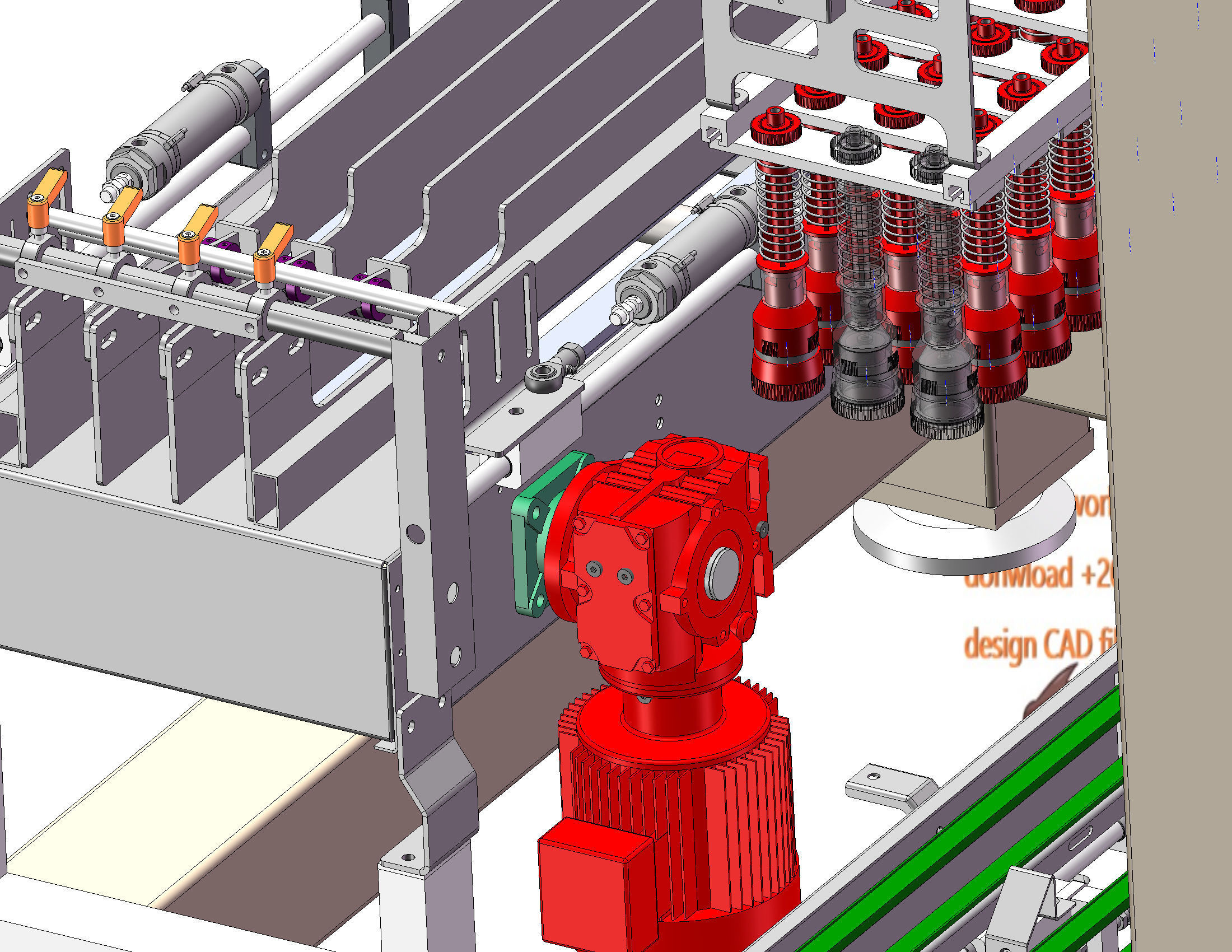 industrial 3D model Bottle sorting conveyor 3D model | CGTrader
