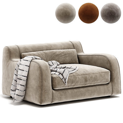 BOLD 2 Seater Sofa By Linteloo 3D model | CGTrader