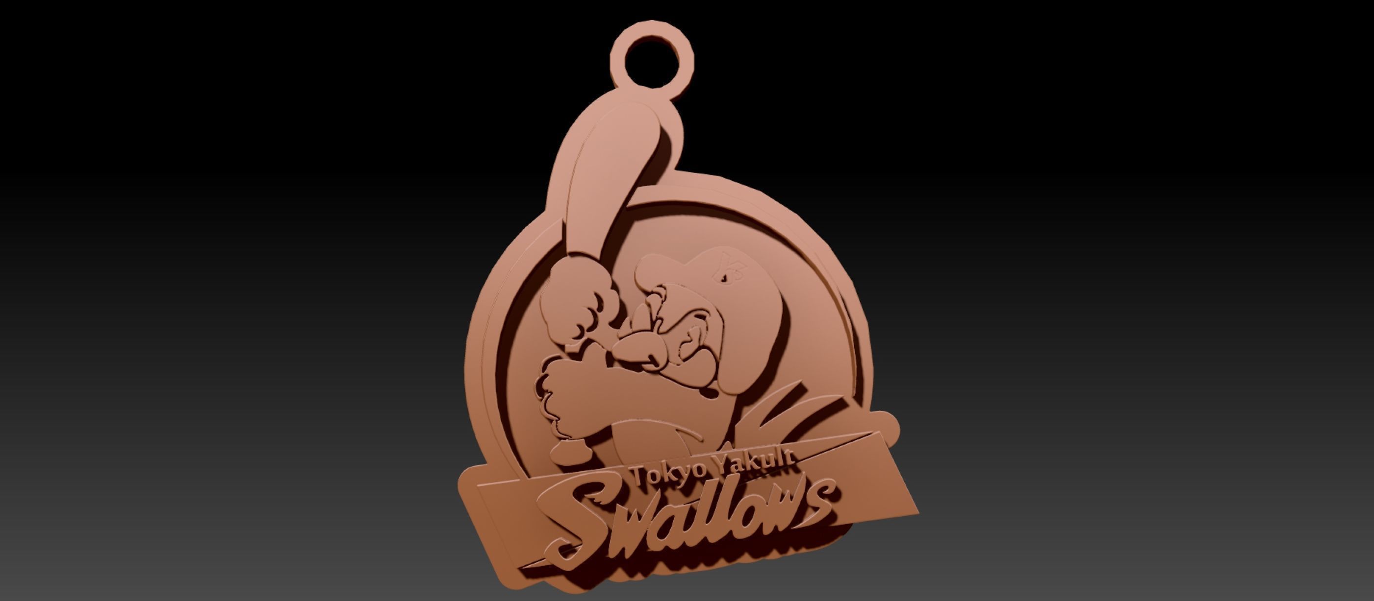 Nippon NPB all teams Keychan printable and renderable 3D model 3D ...