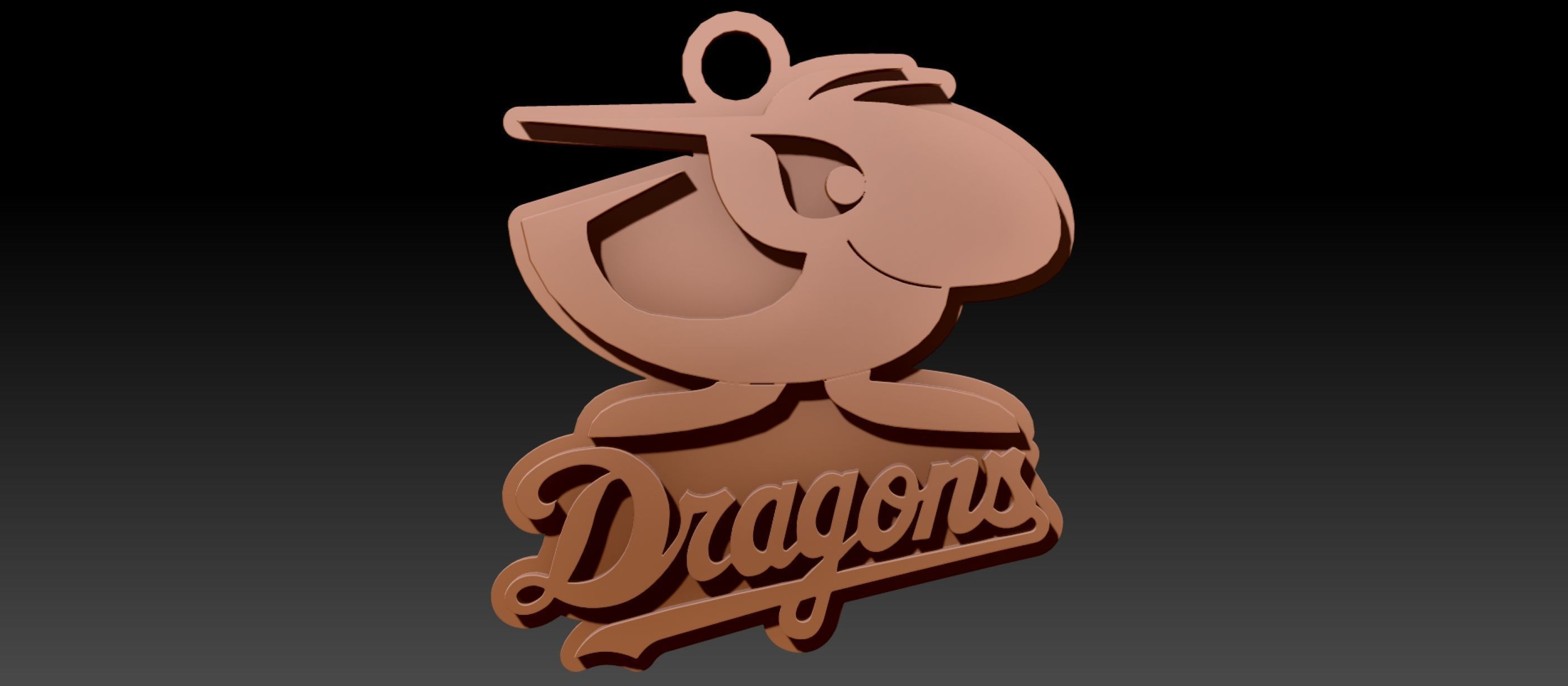 Nippon NPB all teams Keychan printable and renderable 3D model 3D ...
