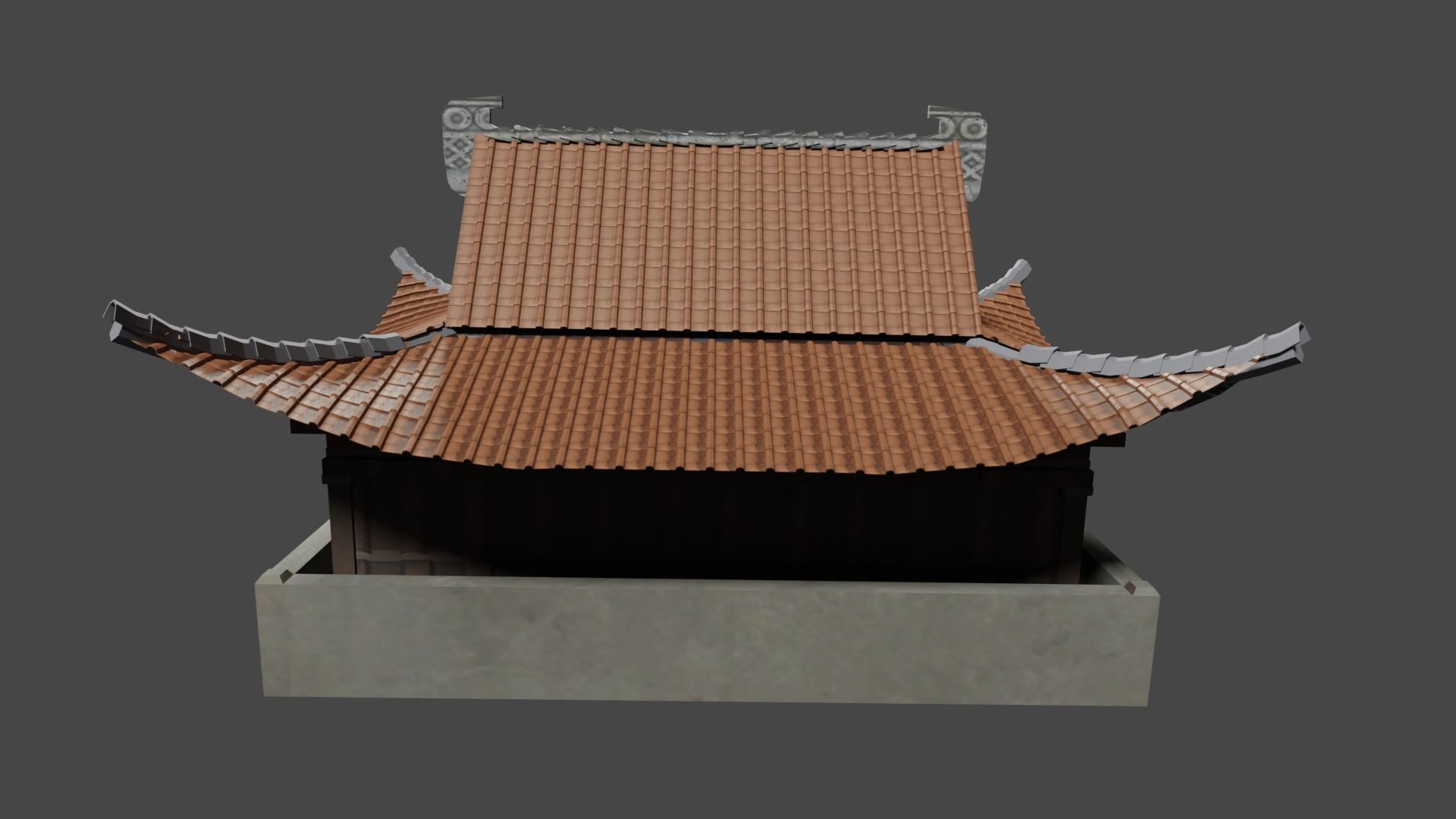 3D model Chinese House style VR / AR / low-poly | CGTrader