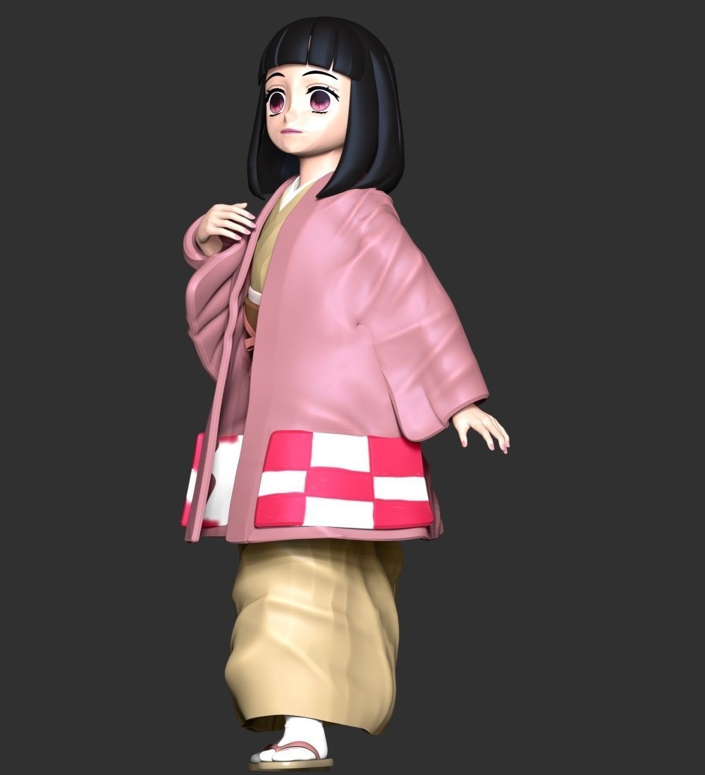 Hanako Kamado Demon Slayer Kimetsu no Yaiba 3D model 3D printable ...