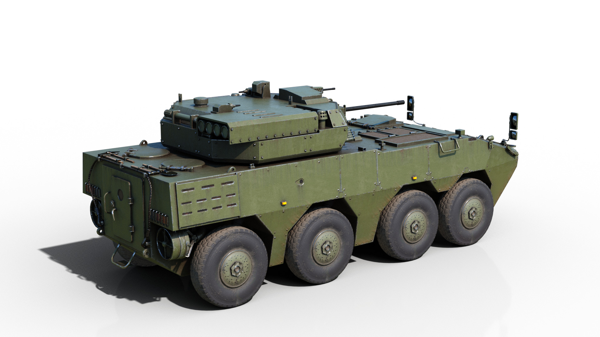 3D model 4 coatings of PLA Army ZBL191 ZBL-191 Infantry Fighting ...