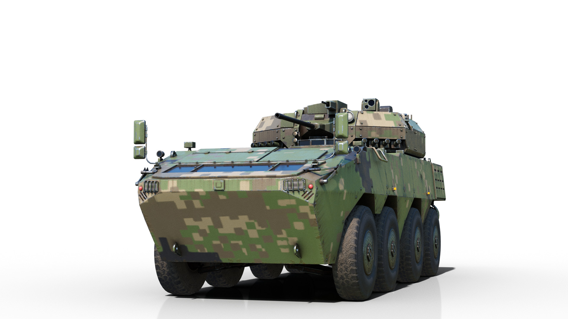 3D model 4 coatings of PLA Army ZBL191 ZBL-191 Infantry Fighting ...