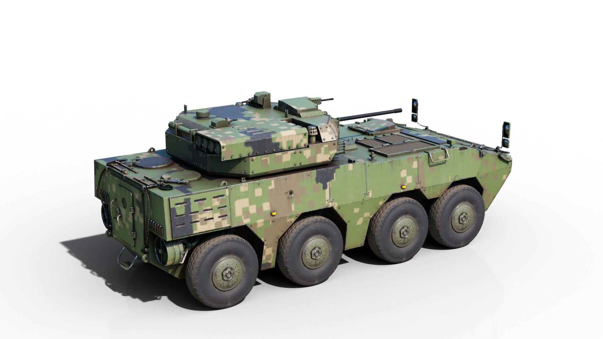 3D model 4 coatings of PLA Army ZBL191 ZBL-191 Infantry Fighting ...