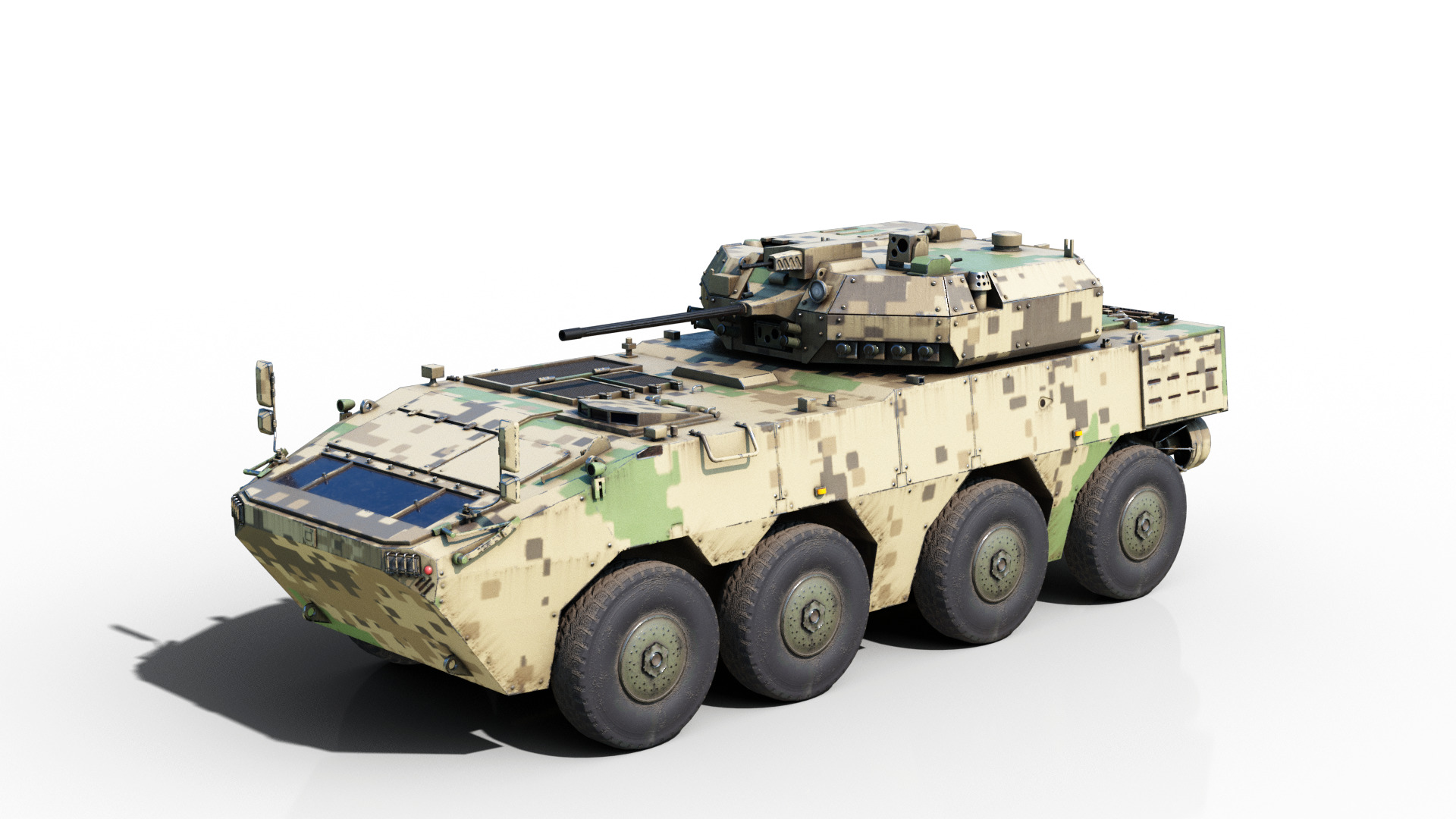 3D model 4 coatings of PLA Army ZBL191 ZBL-191 Infantry Fighting ...