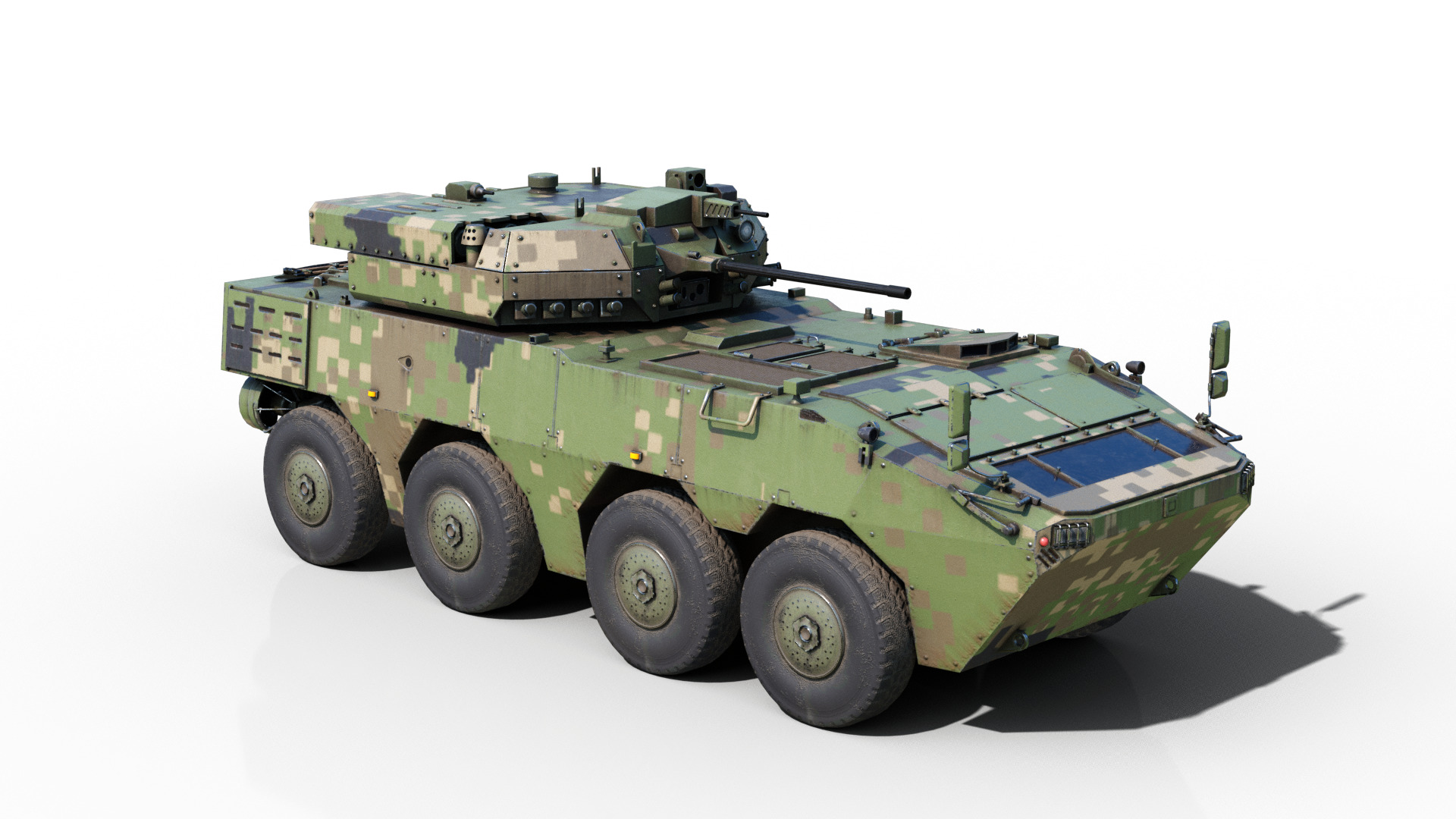 3D model 4 coatings of PLA Army ZBL191 ZBL-191 Infantry Fighting ...