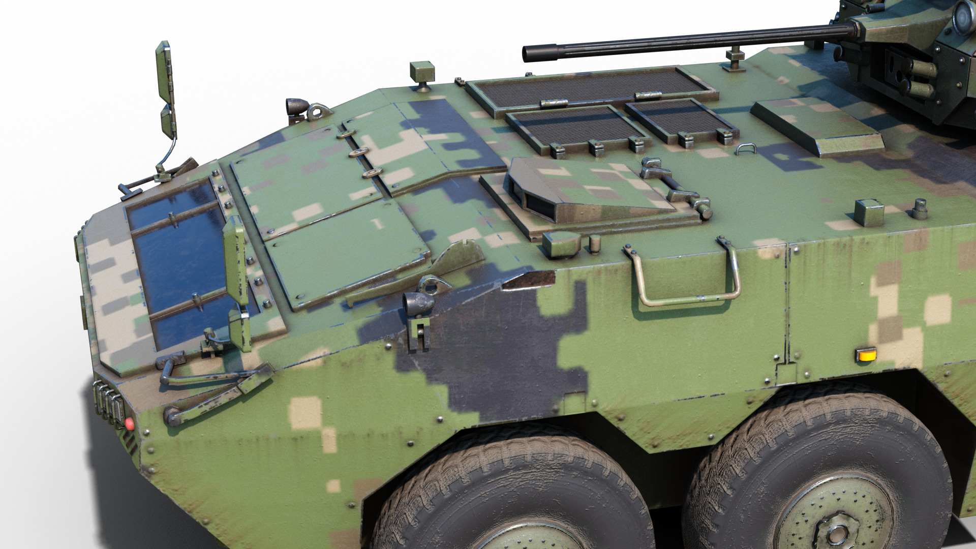 3D model 4 coatings of PLA Army ZBL191 ZBL-191 Infantry Fighting ...