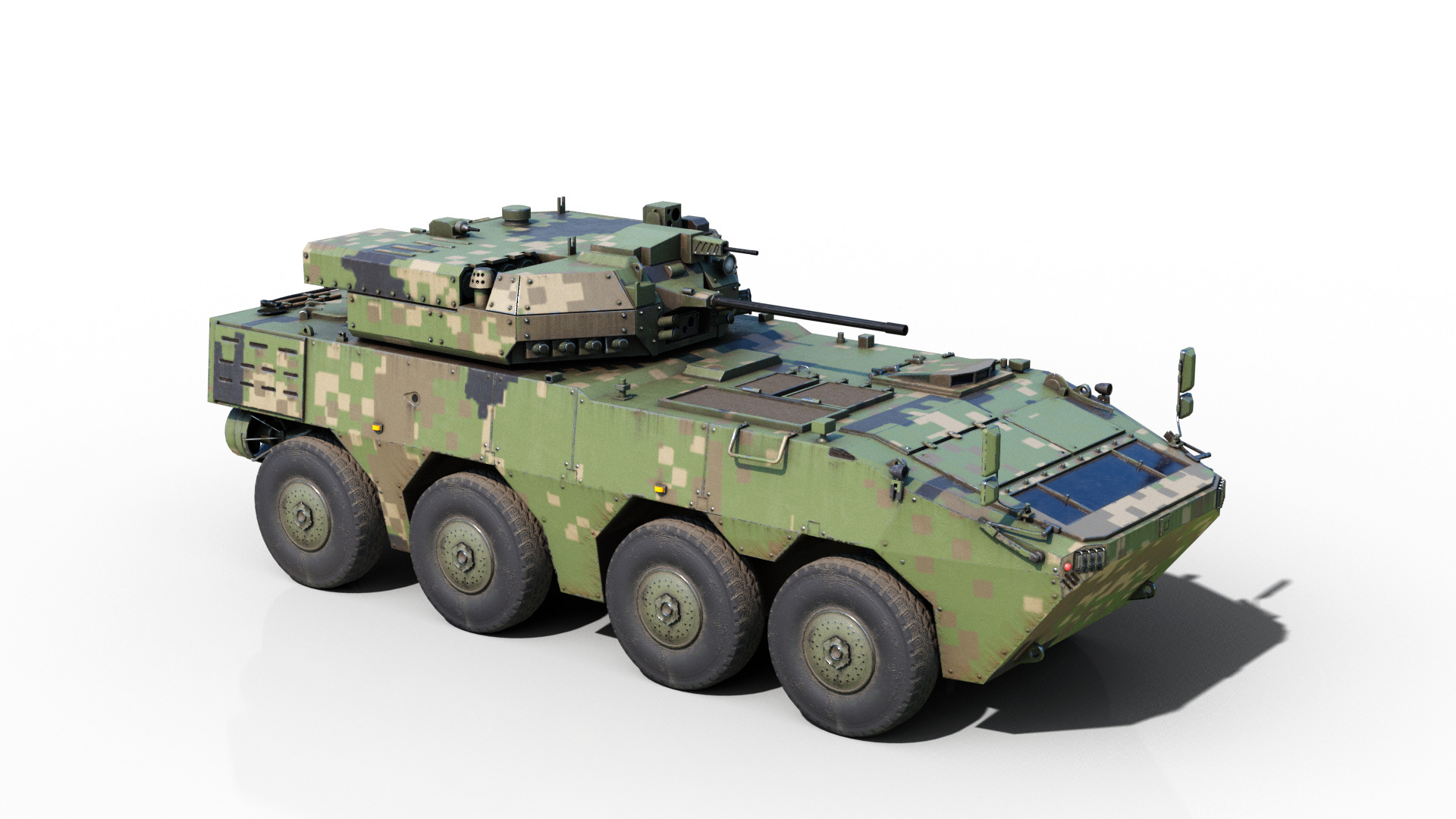 3D model 4 coatings of PLA Army ZBL191 ZBL-191 Infantry Fighting ...