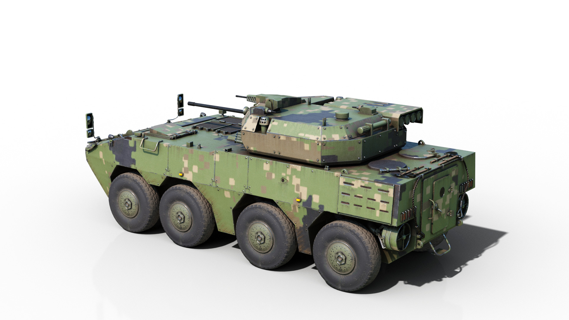 3D model 4 coatings of PLA Army ZBL191 ZBL-191 Infantry Fighting ...