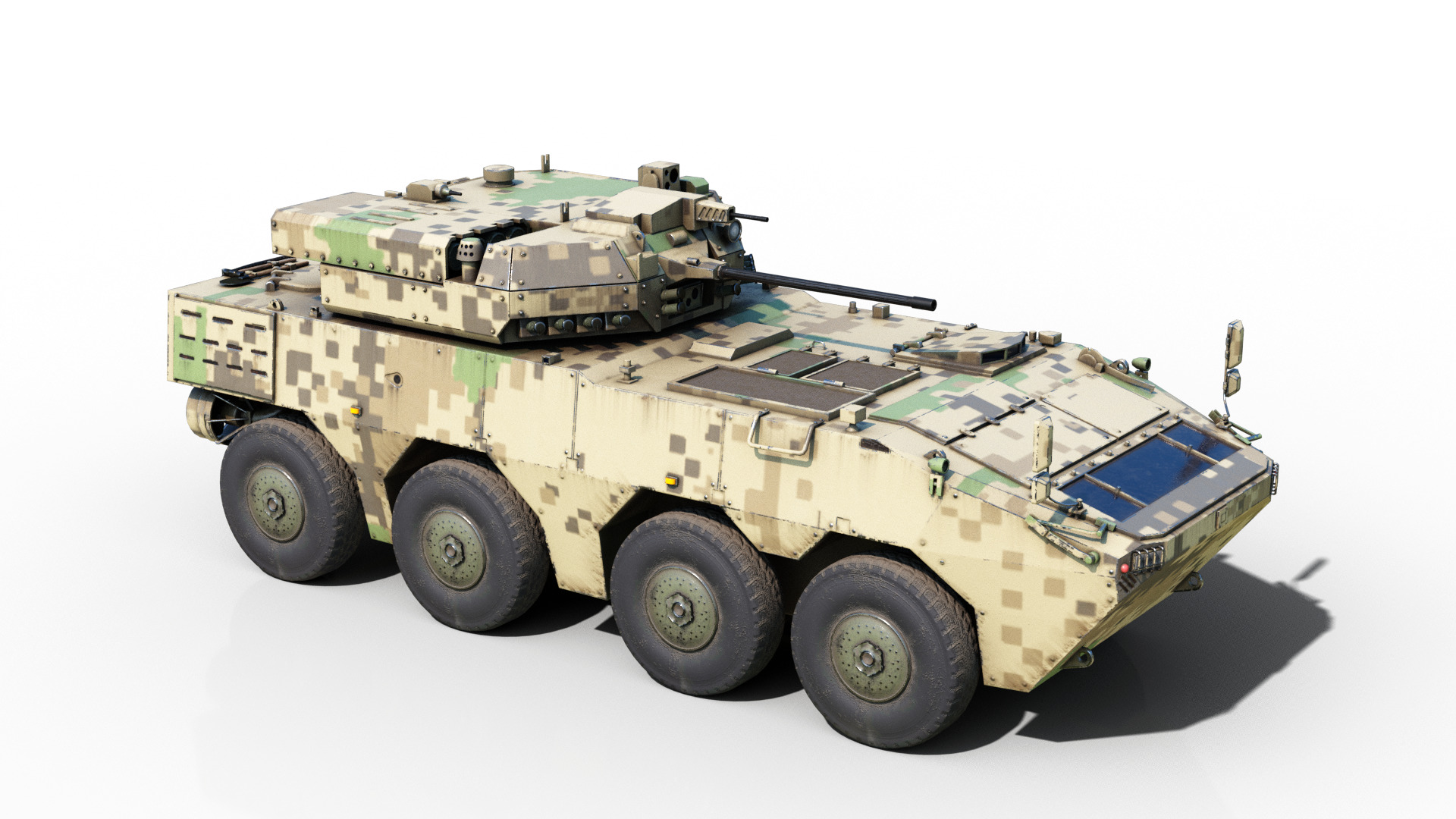 3D model 4 coatings of PLA Army ZBL191 ZBL-191 Infantry Fighting ...