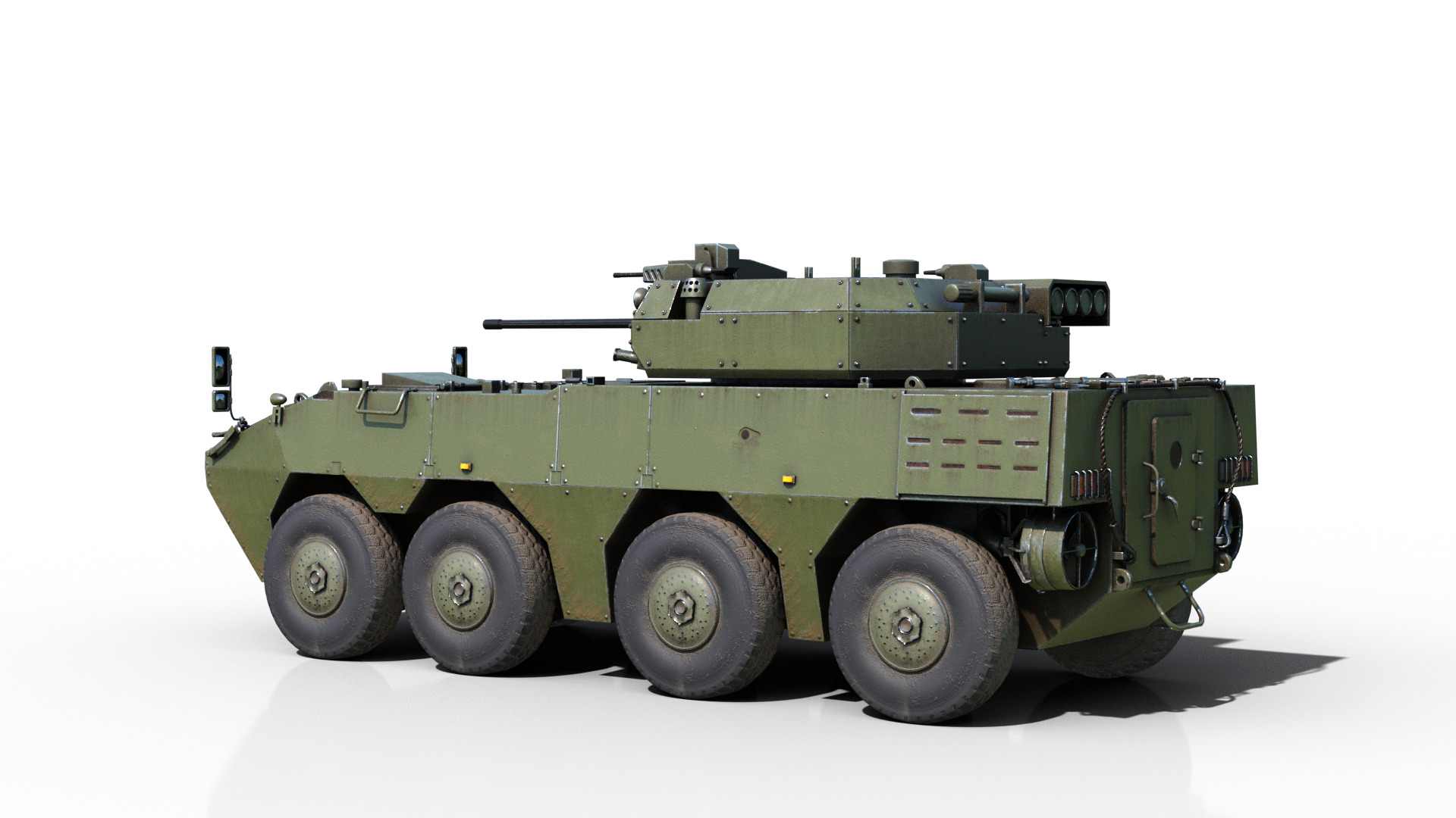 3D model 4 coatings of PLA Army ZBL191 ZBL-191 Infantry Fighting ...