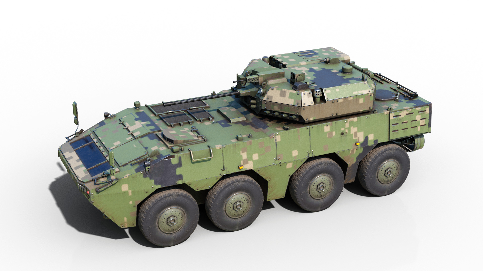 3D model 4 coatings of PLA Army ZBL191 ZBL-191 Infantry Fighting ...