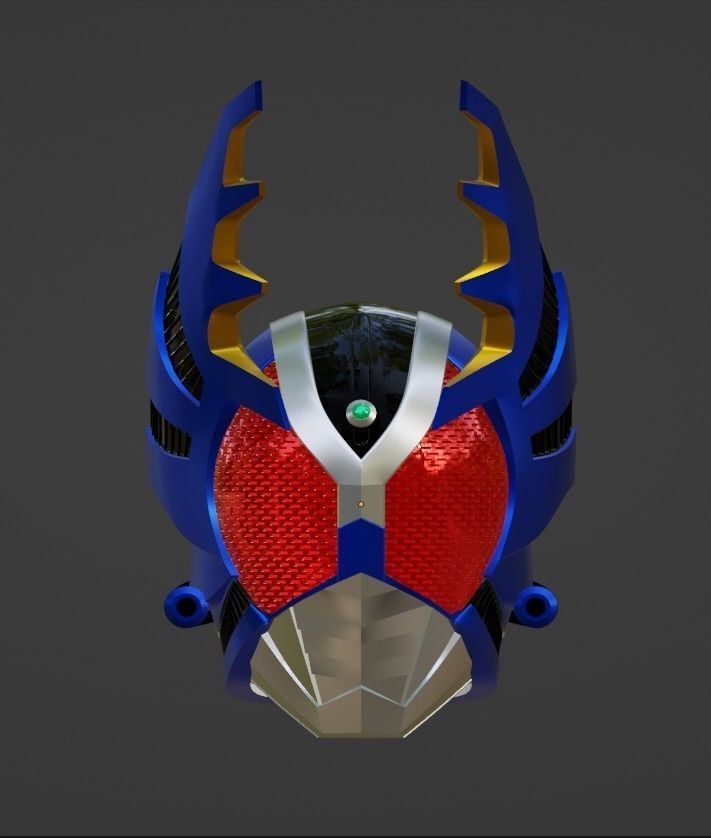 Kamen rider Gatack Helmet printable STL 3D model 3D printable | CGTrader