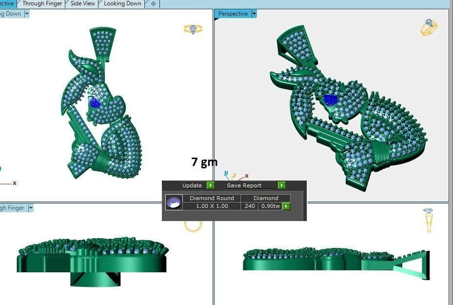 BUGS BUNNY Mickey mouse with gun 3D model 3D printable | CGTrader