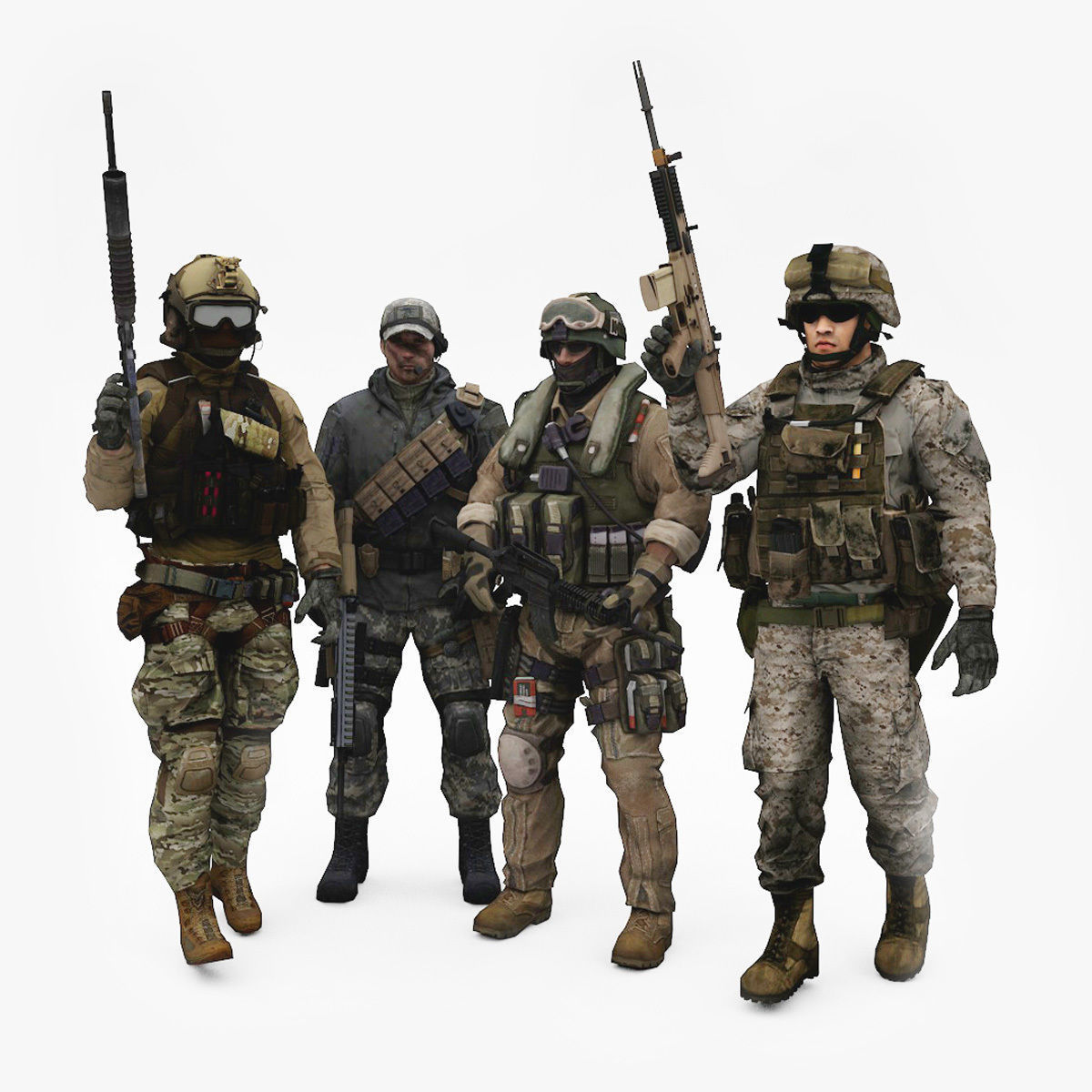 US Navy Seals 3D model | CGTrader