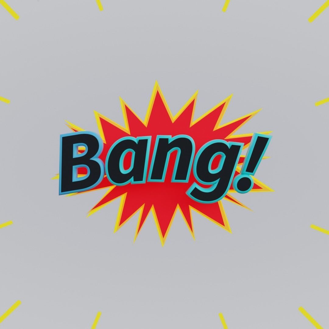 3D model Bang FX for AR animated VR / AR / low-poly | CGTrader