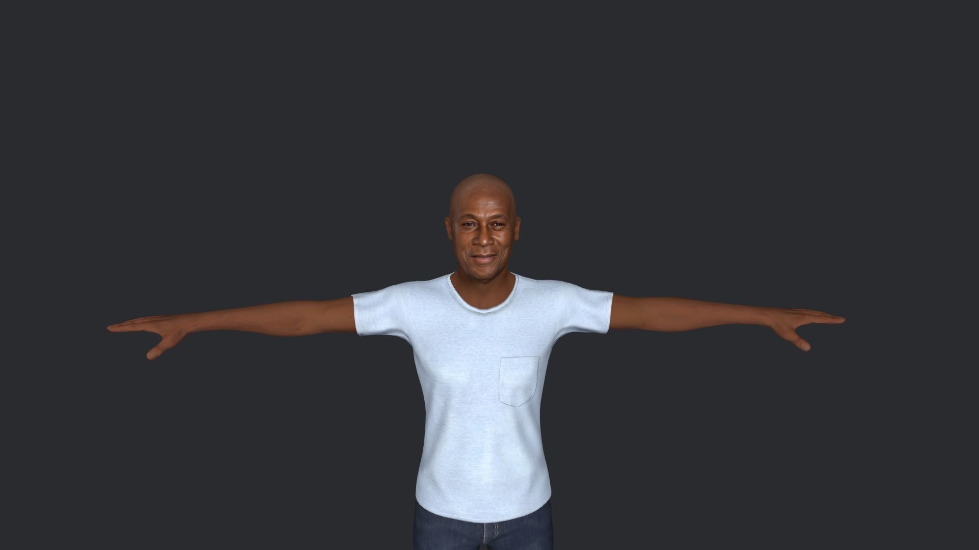 Keith Rowley Hyper Realistic Full Body Rigged Character 3D model rigged ...