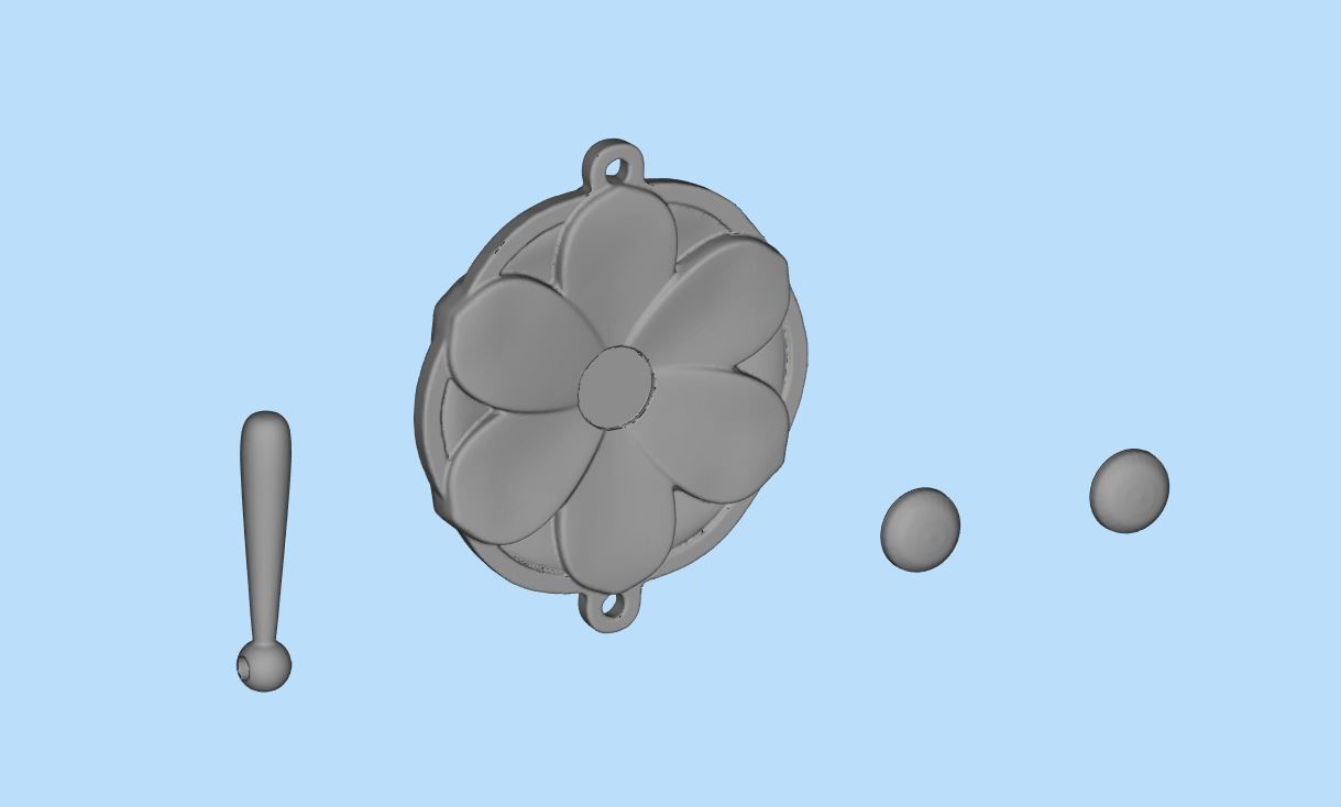 Project Sekai Colorful Stage Kusanagi Nene earrings-Cosplay 3D model 3D ...