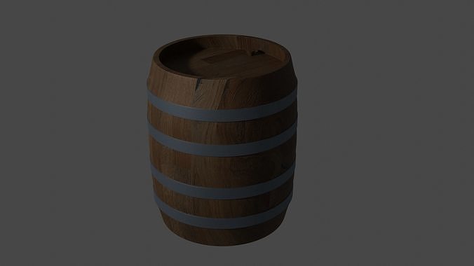 Barrel 3D model | CGTrader