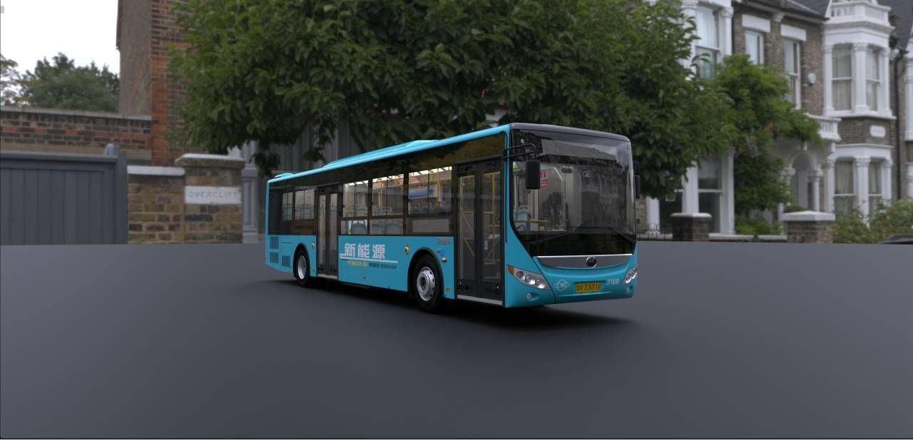 YUTONG ZK6125CHEVNPG4 bus 3D model | CGTrader
