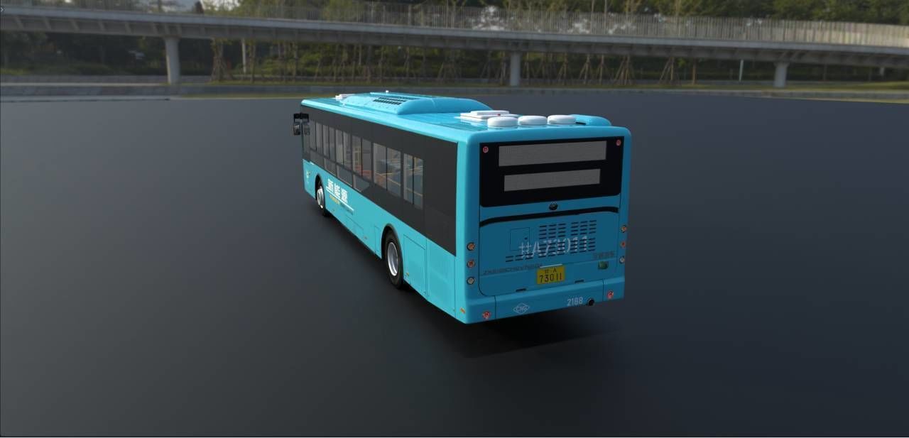 YUTONG ZK6125CHEVNPG4 bus 3D model | CGTrader